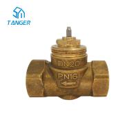 China PN16 Hex Nut Radiator Valve 3/4 Inch High Flow Rate Kvs 4.5 for Underfloor Heating for sale