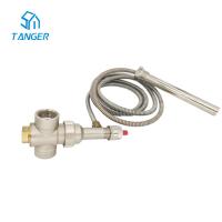 China G1/2 Inch Thermal Safety Drain Valve YC-1 95°C 1500mm Capillary for Boiler Heating Systems for sale