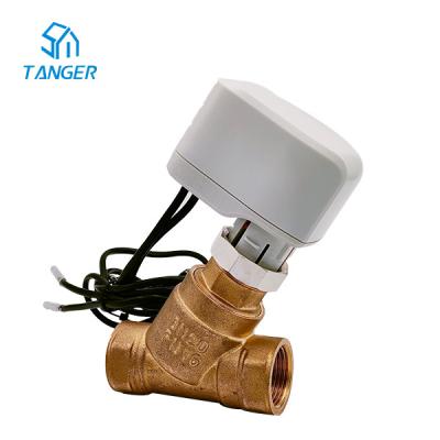 China Motorized HVAC Valve Actuator 24V AC DC Modbus RS485 Electric Linear 100Nm for sale