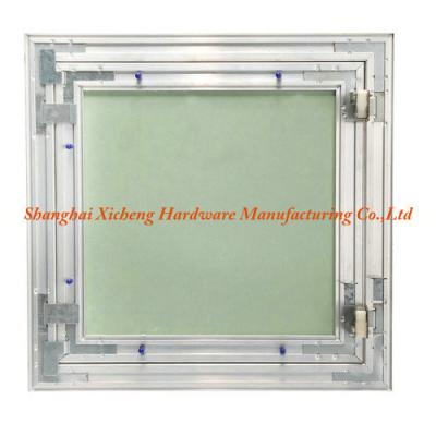China 30x30 cm Push Lock Anodized Aluminum Ceiling Access Panel for Security for sale