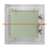 China Welding Joints Aluminum Access Panel with Plaster Board Hook - 200x200mm to 600x600mm Sizes, Push Lock System for sale