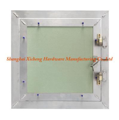 China Welding Joints Aluminum Access Panel with Plaster Board Hook - 200x200mm to 600x600mm Sizes, Push Lock System for sale