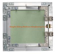 China Steel Hook Ceiling Access Panel with Aluminum Frame for 12.5mm Gypsum Board - 200x200mm to 600x600mm Sizes for sale