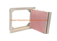 China Pink Gypsum Board Steel Access Panel with Removable Inner Door - 200x200mm to 600x600mm Sizes for sale