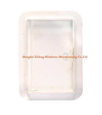 China PVC Ceiling Trap Door Access Panel 200x200mm to 600x600mm White Powder Coat Drywall Inspection Door for sale