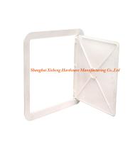 China White Powder Coated PVC Access Panel 200×200 to 600×600mm Inspection Trapdoor with Plastic Frame for sale