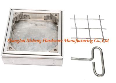 China Casting Aluminum Floor Drain Cover Square 200×200mm to 1000×1000mm Custom Sizes for Industrial Applications for sale