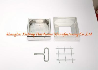 China 300×300mm High-Strength Aluminum Floor Drain Cover - ISO9001 & CE Certified Manhole Cover for sale