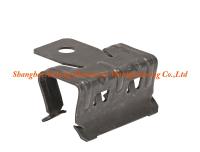 China Black Metal Spring Clips for 4mm Suspension Bar Support - Hardened Steel with Black Phosphated Coating for sale