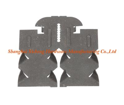 China 70×72 mm Hardened Steel Spring Clamps with Rider for Insulating Panel - Black Phosphated Surface Treatment for sale