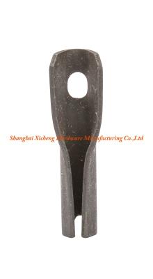 China Heat Treated Spring Clip Clamp ∅8×42 mm Hardened Steel with Black Phosphate Coating - XCCC-18 Industrial Stamping Part for sale