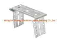 China Adjustable Drywall Metal Stamping Bracket Galvanized Steel 1.0mm Thickness 3-12 Size Range for sale