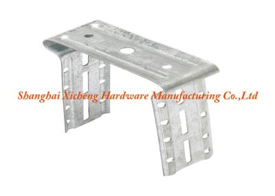 China Adjustable Drywall Metal Stamping Bracket Galvanized Steel 1.0mm Thickness 3-12 Size Range for sale