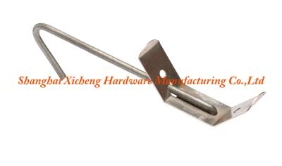 China Nickel Plated Steel Wire Suspension Rod with Spring Clips - D4.0 mm Diameter, 100 Units Packing for sale