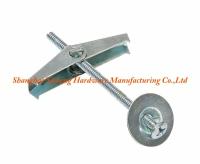 China Steel Butterfly Wall Anchors with Nut and Washer - M4/M6 Sizes, Galvanized Finish for Construction Applications for sale