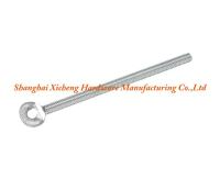 China M6×60mm & M6×95mm Galvanized Steel Eye Bolts - Low Carbon Construction Parts in 100-Piece Packs for sale