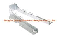 China Galvanized Steel U-Shaped Clamp Construction Parts - 1.0mm to 1.8mm Thickness with 100-Piece Packaging for sale