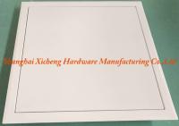 China Light Galvanized Steel Ceiling Hatch Access Door 200x200mm to 600x600mm Flush Frame for sale