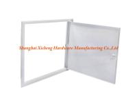 China White Powder Coated Metal Ceiling Access Panels 200x200mm to 600x600mm with Blue Plastic Key Security System for sale