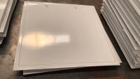 China 1.0mm Stainless Steel Access Panel 20x20 to 60x60cm with Safety Lock and White Powder Coating for sale