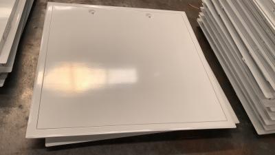 China 1.0mm Stainless Steel Access Panel 20x20 to 60x60cm with Safety Lock and White Powder Coating for sale