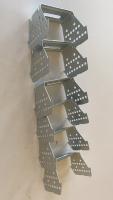 China 1.0mm Galvanized Steel Stamping U Metal Clip Bracket for Furniture Hardware - Custom Sizes Available for sale