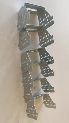 China 1.0mm Galvanized Steel Stamping U Metal Clip Bracket for Furniture Hardware - Custom Sizes Available for sale