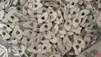 China Powder Coated Hardened Steel Metal Stamping Parts 1.0mm Thickness with 10-315 Tonnage Capacity for sale