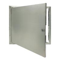 China Flush Frame Galvanized Steel Access Panel 500x500mm with Gypsum Board Inlay - 0.7-1.0mm Thickness Fire Rated Construction for sale