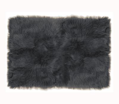 China Super Soft Polyester Faux Sheepskin Area Rug 160x230cm Home Use Durable for sale