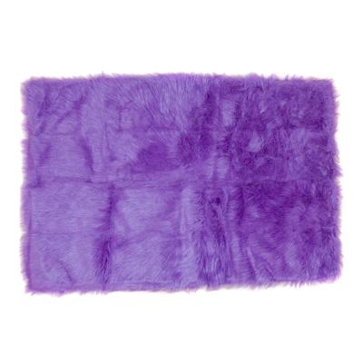 China Super Soft Faux Sheepskin Area Rug 36x60 Inch Plush Polyester Home Carpet for sale