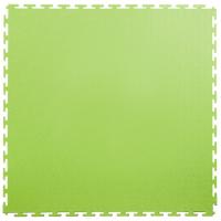 China Light Gray PVC Interlocking Floor Tile 500x500mm Smooth Surface for Garage Workshop Factory for sale