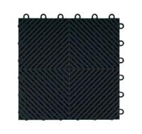 China Light Gray PP Interlocking Floor Tile 400*400mm For Use In Garages Workshop for sale