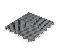 China Light Gray PP Interlocking Floor Tile 400*400mm For Use In Garages Workshop for sale