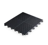 China Light Gray PP Interlocking Floor Tile 400*400mm For Use In Garages Workshop for sale