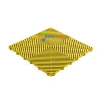 China Red PP Interlocking Floor Tile 400*400mm For Use In Garages Workshop for sale