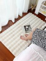 China Bubble Faux Rabbit Fur Carpet 15mm 27mm Thick Living Room Area Rug for sale