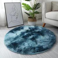 China Custom Soft Shaggy Polyester Fluffy Area Rug 500 Pcs MOQ Non-Slip for sale