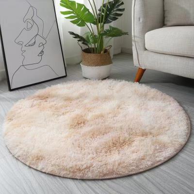 China Custom Soft Shaggy Polyester Fluffy Area Rug 500 Pcs MOQ Non-Slip for sale