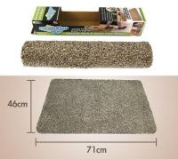 China Super Absorbent Clean Step Mat 55% Cotton 45% Microfiber Non-Slip Doormat Machine Washable for sale