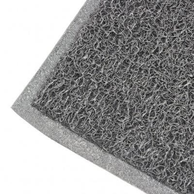 China PVC Coil Entrance Mat 900x600mm Anti-Slip Backing Grey Dust Control Mat for sale