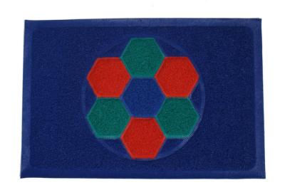 China PVC Twister Entrance Mat Door Mat Anti-Slip Backing 900x600mm 10mm Thick for sale