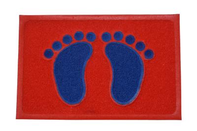 China PVC Twister Entrance Door Mat 900x600mm Anti-Slip Backing Durable Scrape Resistant for sale
