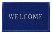 China PVC Twister Welcome Entrance Door Mat 900x600mm Anti-Slip Backing 10mm Thick for sale