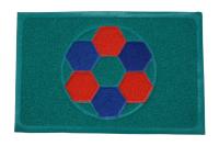 China PVC Twister Welcome Entrance Door Mat 900x600mm Anti-Slip Backing 10mm Thick for sale