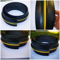 China EPDM Rubber Garage Door Seal Strip Weatherproof DIY Replacement 1/2 Inch Tall Black for sale