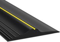 China EPDM Garage Door Seal Strip 80x14mm Weatherproof Rubber Threshold Replacement for Dry Clean Energy Saving for sale