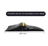 China EPDM Garage Door Seal Strip 88x12mm Weatherproof Rubber Threshold Replacement for sale