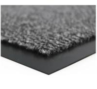 China Europe Vyna-Plush Doormat 7h x 600w x 900d mm Black Grey Polypropylene PVC Backing for sale