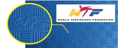 China High Density WTF Taekwondo Gym Foam Mat 40x40 Inch 1 Inch Thick 120kg Density for sale